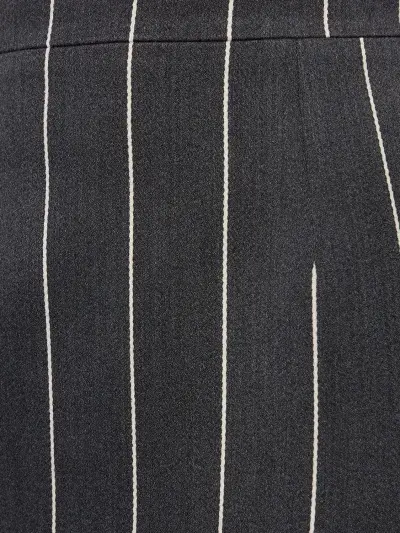 Alessandra Rich Pinstriped Mid-length Skirt