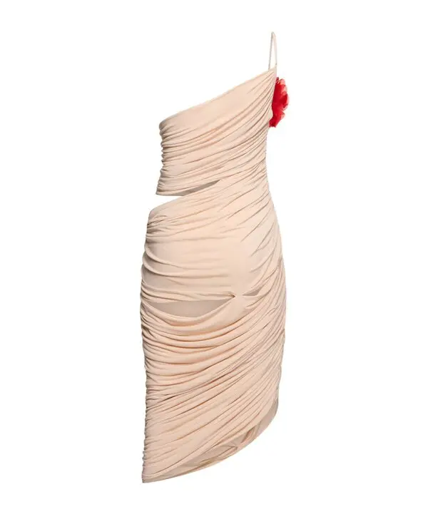 Magda Butrym Sleeveless Dress With Rose Detail