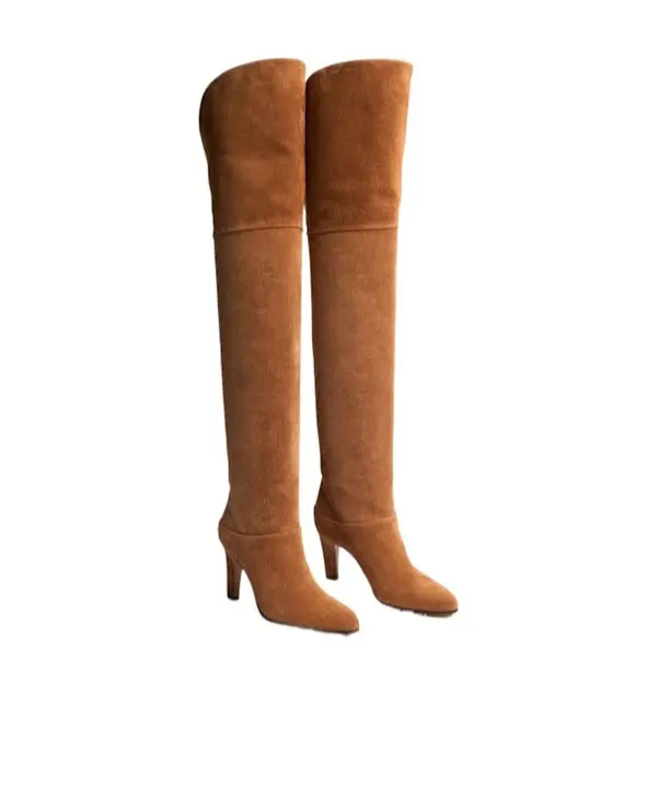 Chloé Over The Knee Suede Boots