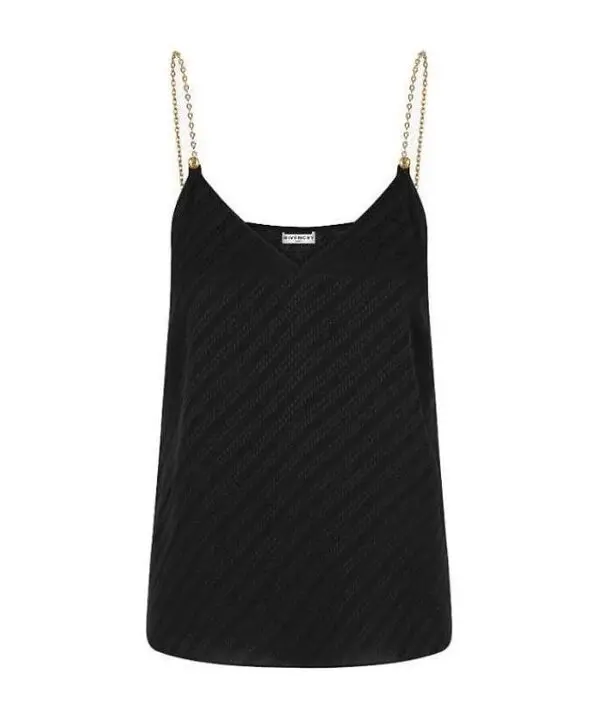 Givenchy Chain Strap Silk Camisole