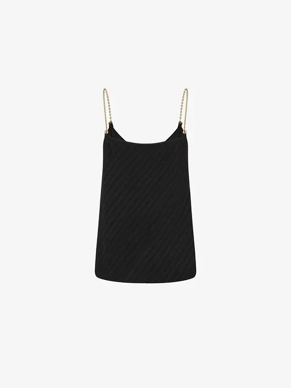 Givenchy Chain Strap Silk Camisole