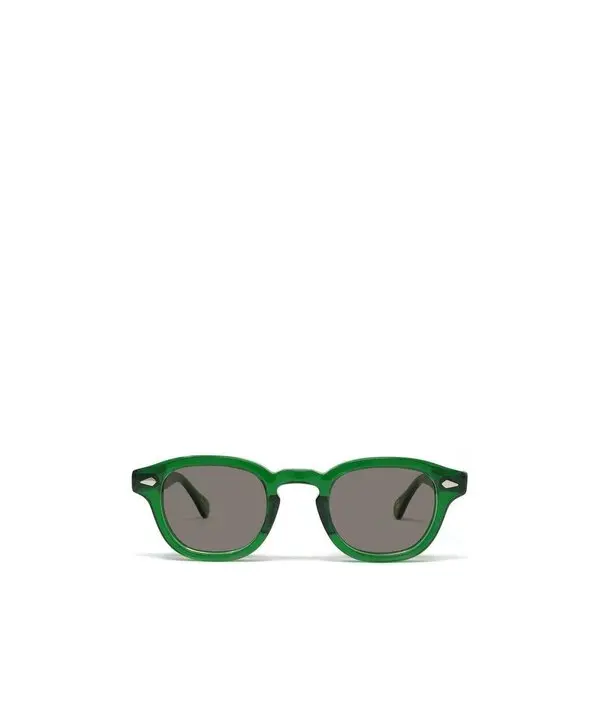 MOSCOT Lemtosh Oval Frame Sunglasses - Gray