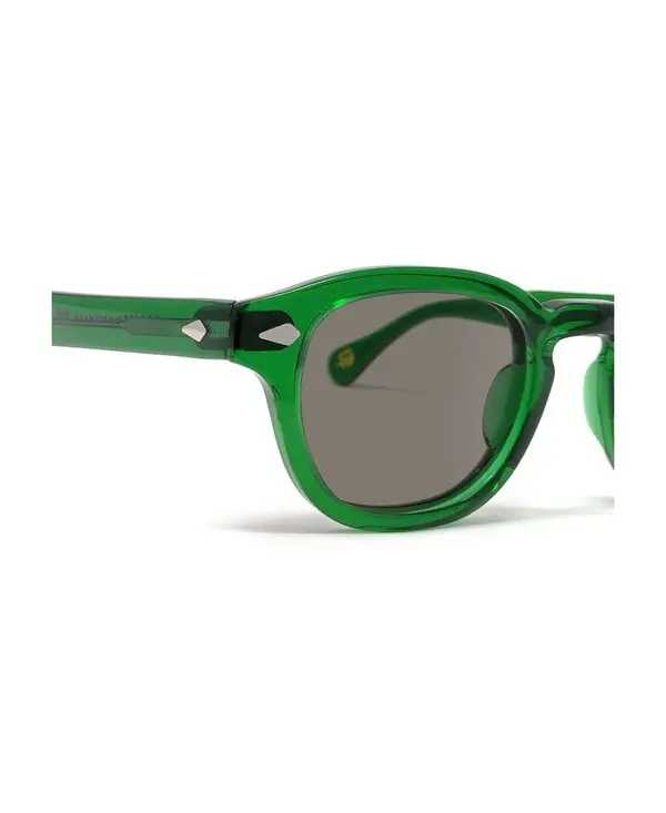 MOSCOT Lemtosh Oval Frame Sunglasses - Gray