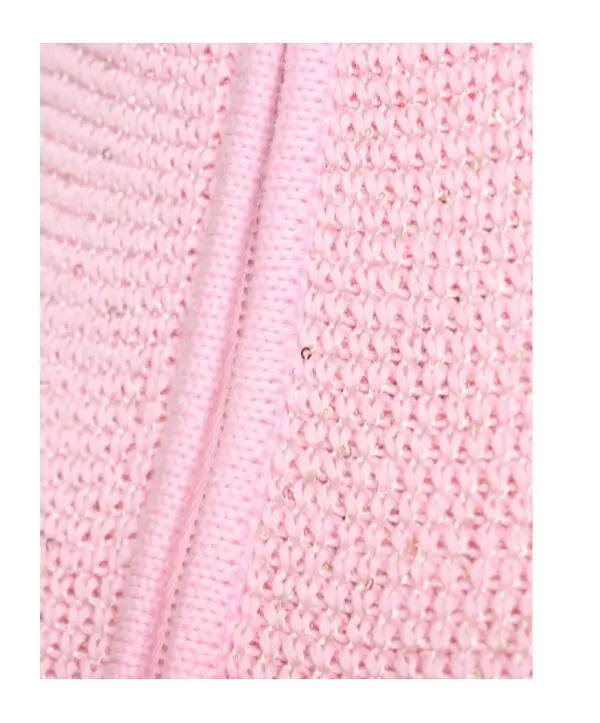 Alessandra Rich Sequin Knit Zip Vest