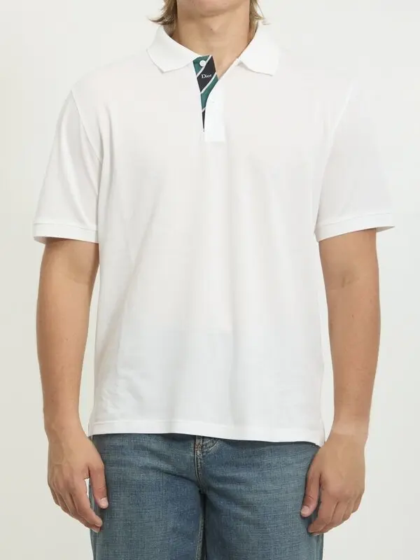 Dior Finta Cravatta Long Sleeve Polo Shirt