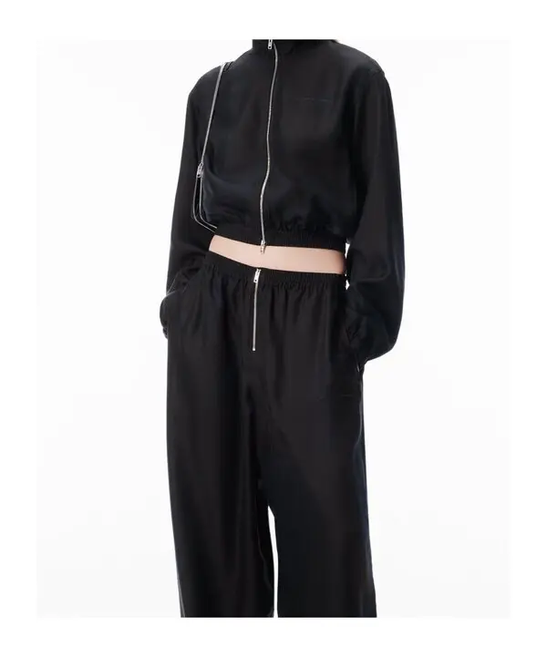 Alexander Wang Zip-up Elasticated-hem Jacket