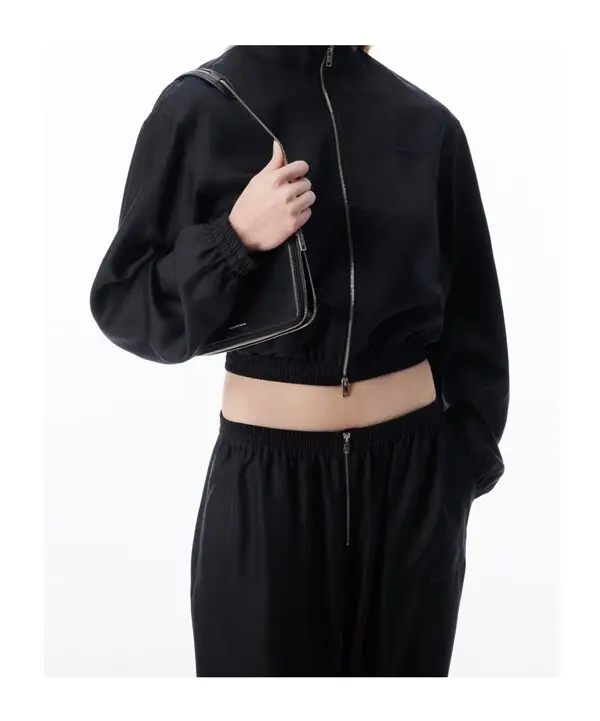 Alexander Wang Zip-up Elasticated-hem Jacket