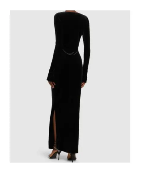 16Arlington Solaria Velvet Midi Dress