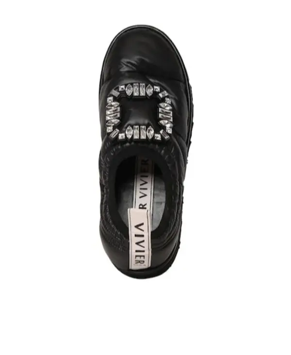 ROGER VIVIER Embellished Buckled Casual Sneakers