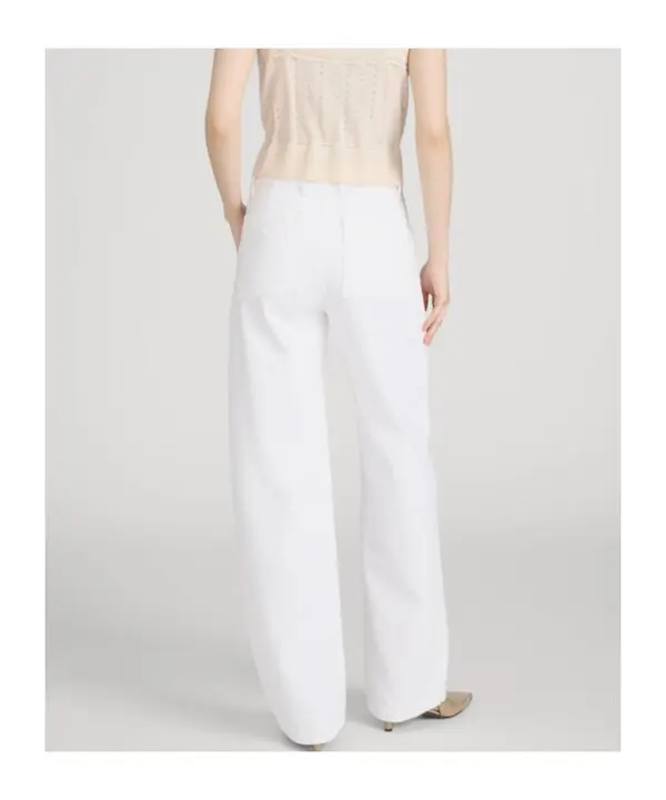 FRAME High-waisted Patch-pocket Barrel-leg Jeans