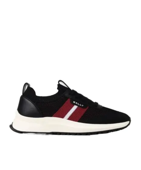 Bally Round Toe Low-top Lace-up Sneakers