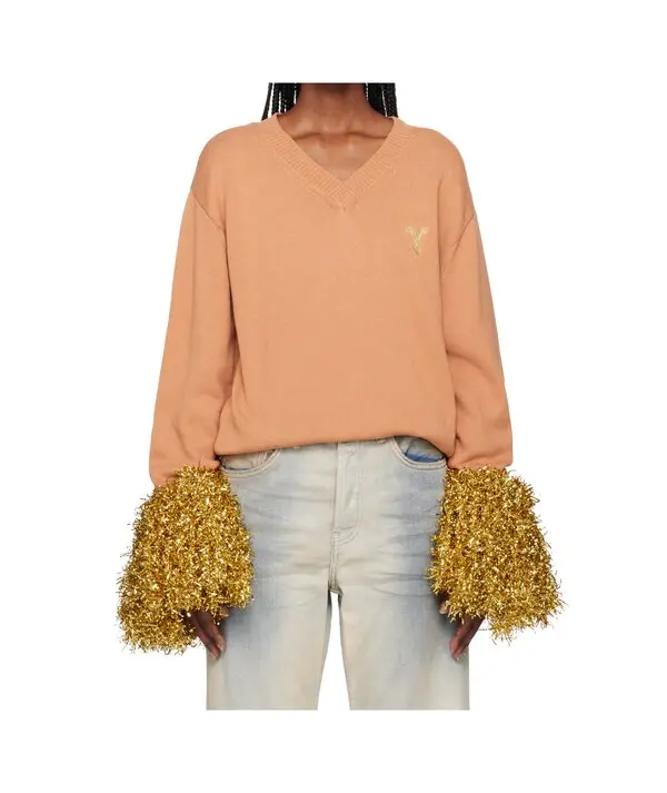 DOUBLET Cheerleading Pompon Sweater