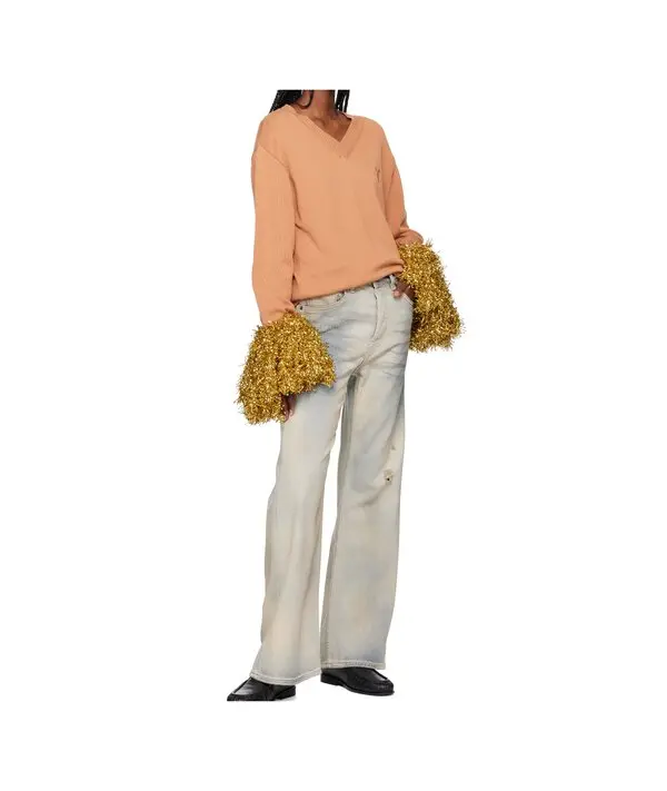 DOUBLET Cheerleading Pompon Sweater