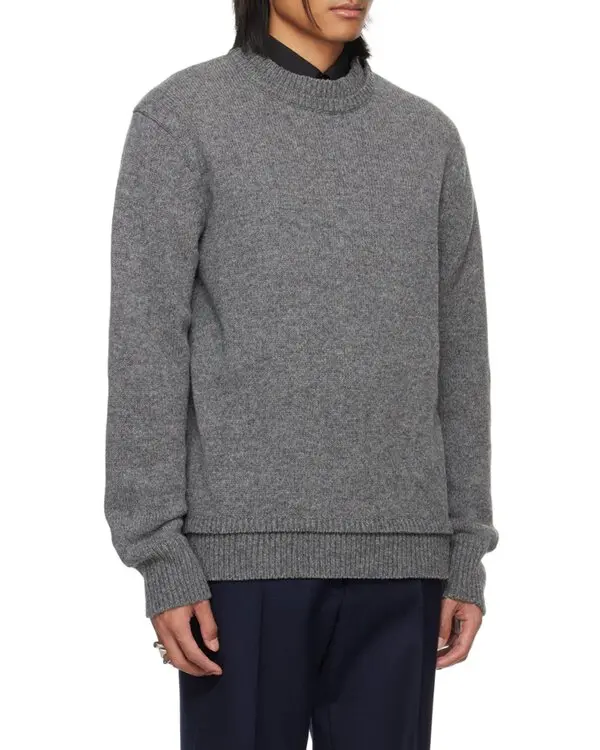 MAISON MARGIELA Crewneck Jumper With Elbow Patches