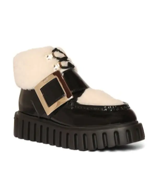ROGER VIVIER Short Boots With Logo Detail