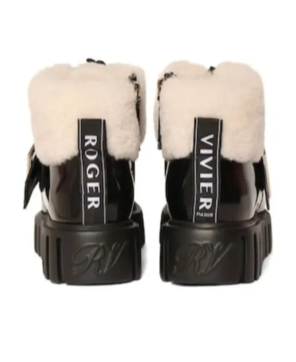 ROGER VIVIER Short Boots With Logo Detail