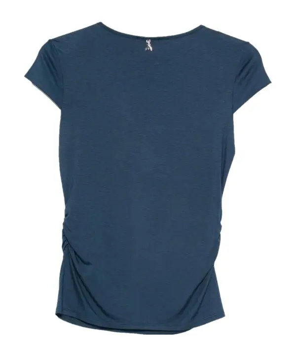 Patrizia Pepe V-neck T-shirt With Pleated Design
