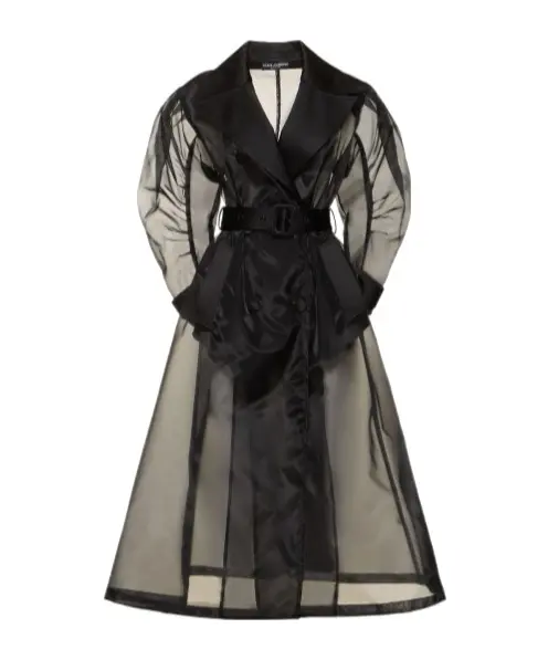 Dolce & Gabbana Belted Long Coat - Black