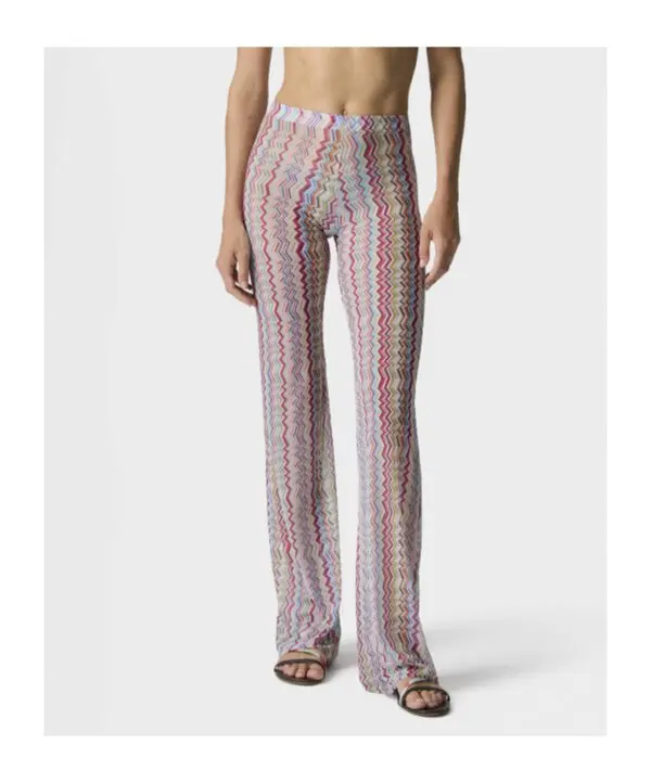 Missoni Zigzag Tulle Flared Trousers