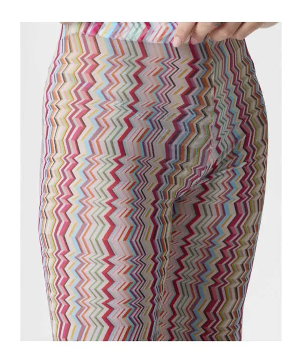 Missoni Zigzag Tulle Flared Trousers