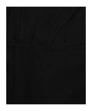 MUGLER High Waisted Skirt With Side Slit
