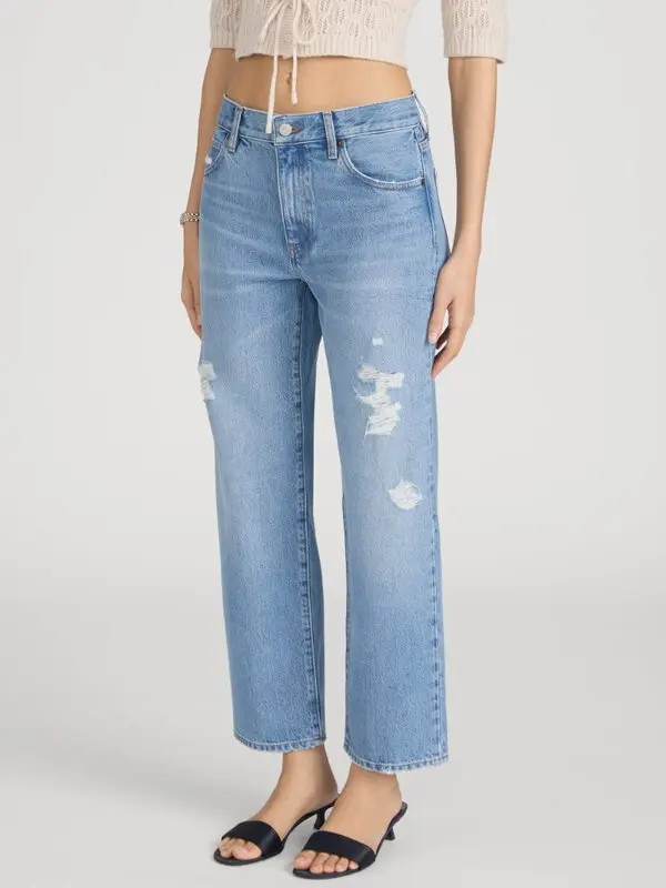 FRAME The Hang Distressed Jeans