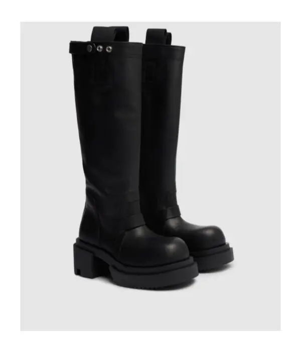 Rick Owens Flat-bottomed Short Boots
