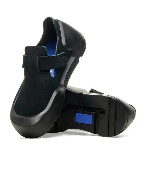 BIRKENSTOCK Reykjavik Buckled Slipper - Black