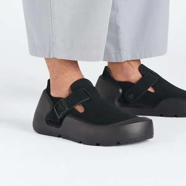 BIRKENSTOCK Reykjavik Buckled Slipper - Black