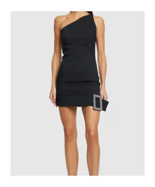Giuseppe Di Morabito One Shoulder Dress With Buckle Detail