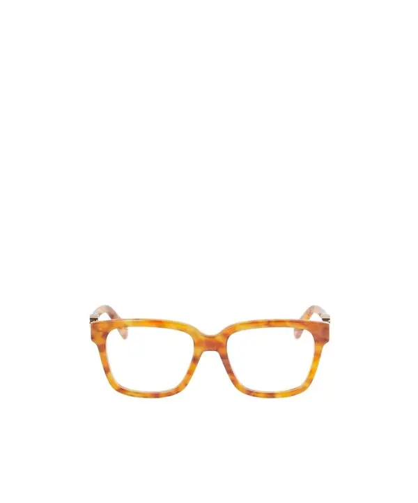 Off-White Rectangular Eyeglasses - Orange