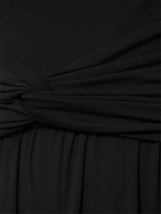 Michael Kors One-shoulder Knitted Jumpsuit