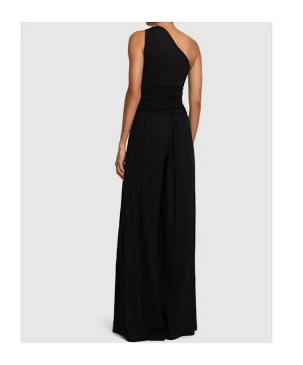 Michael Kors One-shoulder Knitted Jumpsuit