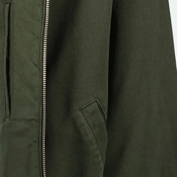 AMI Paris Elasticated Hem Zipped Jacket