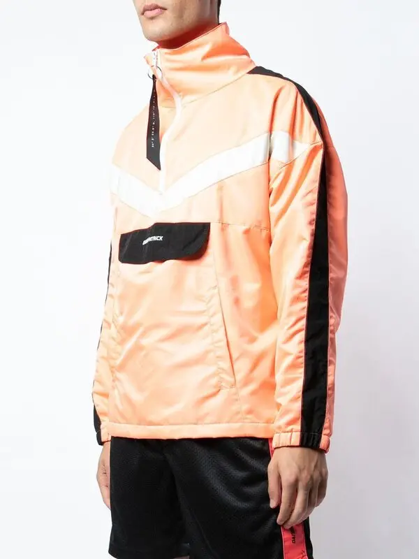 DANIEL PATRICK Logo Spliced Casual Jacket