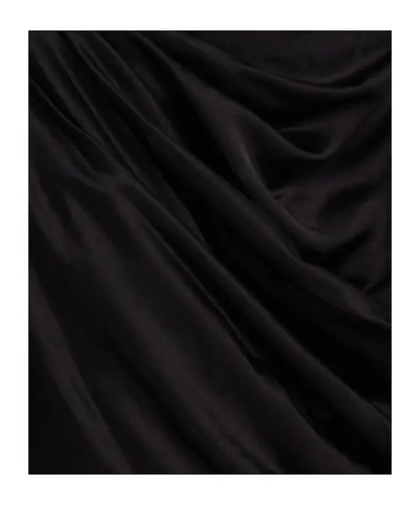 Magda Butrym Off-shoulder Draped Mini Dress