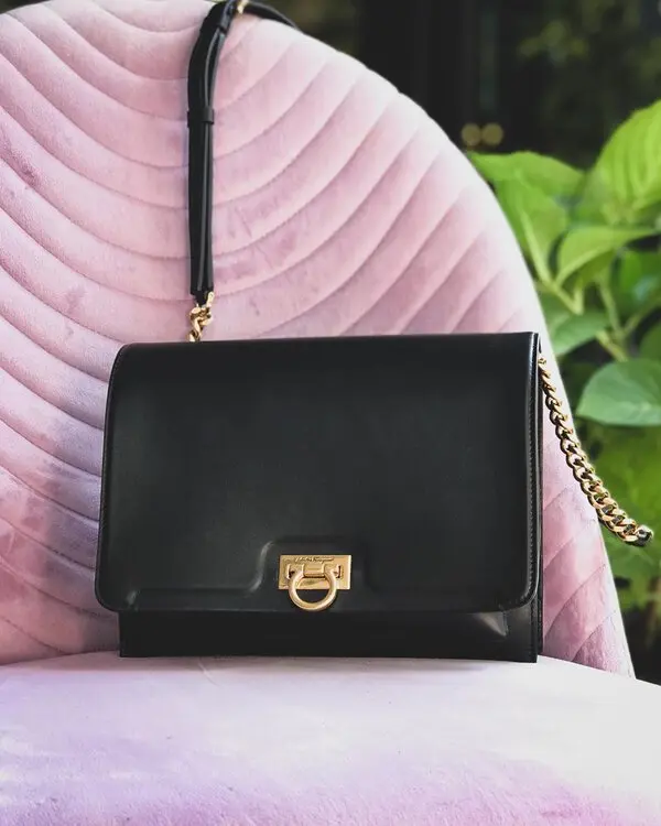 FERRAGAMO Trifold Flip Shoulder Bag