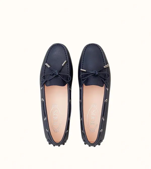 TOD'S Gommino Loafers With Tie Fastening - Black