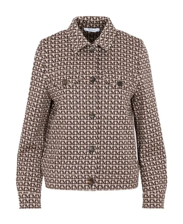 Max Mara Logo Jacquard Jacket