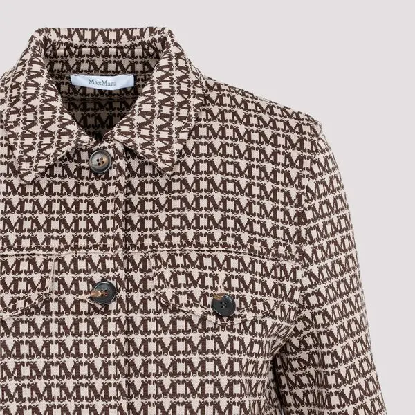 Max Mara Logo Jacquard Jacket