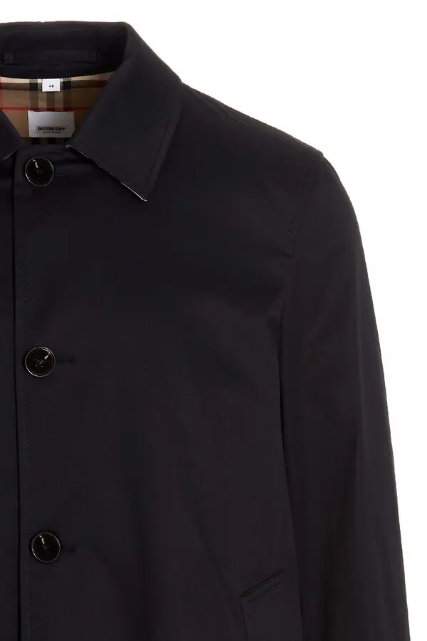 Burberry Single-breasted Midi Coat
