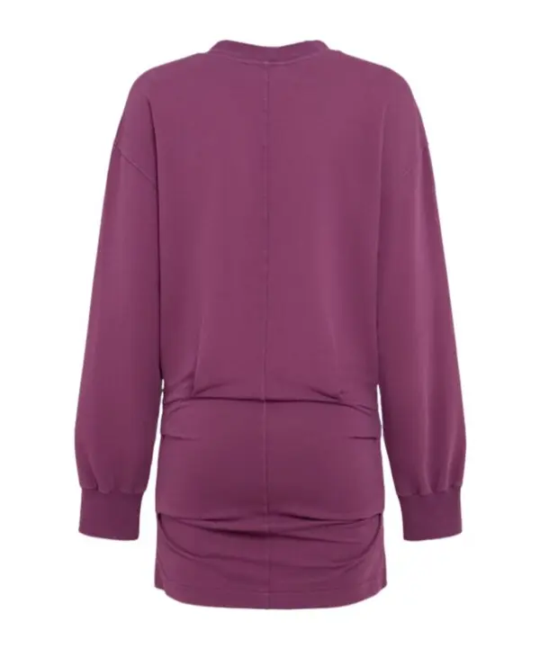 Attico Ruched Jersey Mini Dress