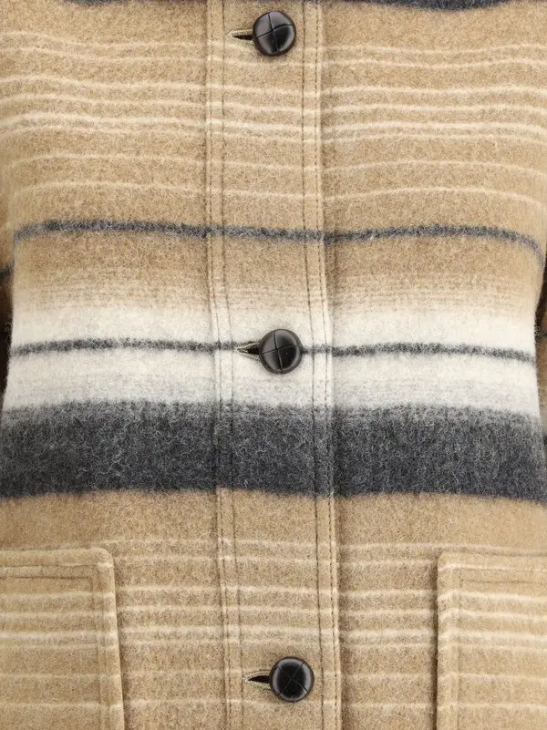 Isabel Marant Étoile Dayvi Striped Coat