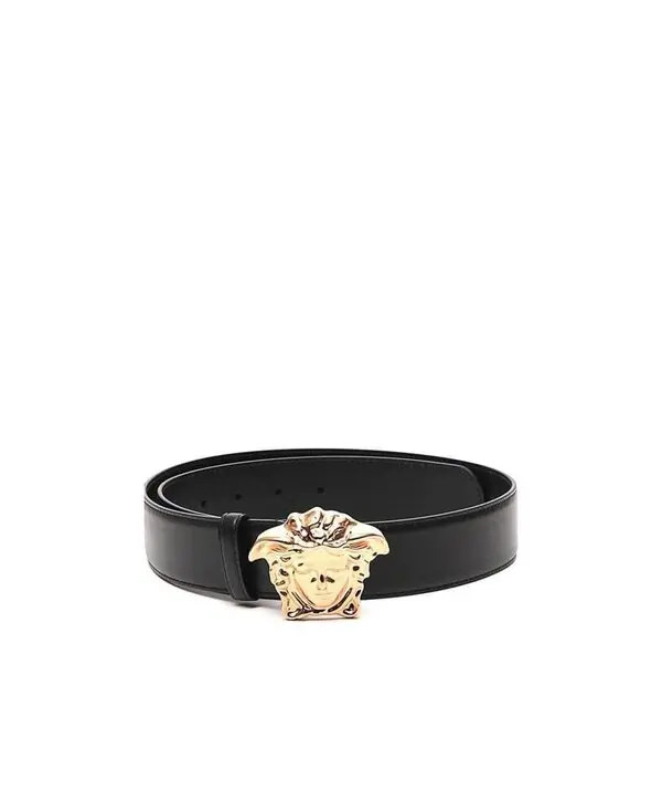Versace La Medusa Buckle Belt - Black