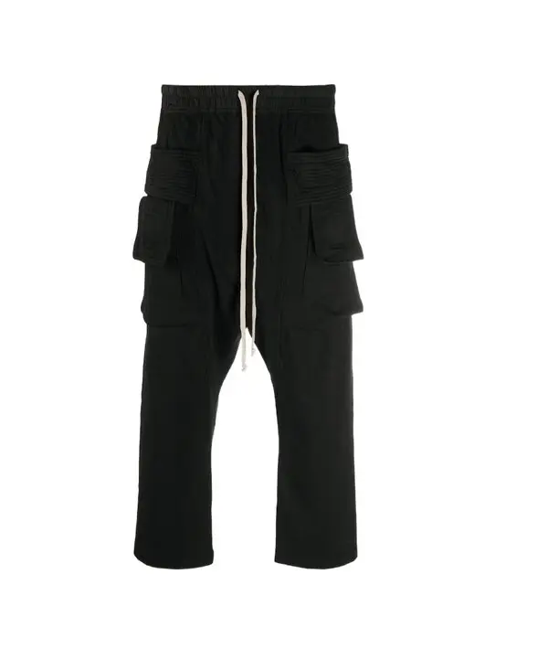 Rick Owens Ribbed Cotton Track Pants