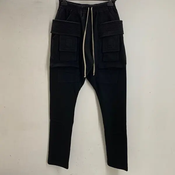 Rick Owens Ribbed Cotton Track Pants