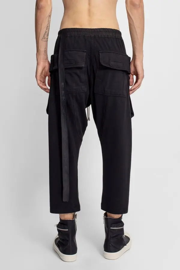 Rick Owens Ribbed Cotton Track Pants