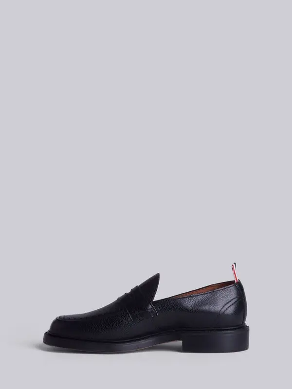 Thom Browne Pebble Grain Leather Loafers - Black