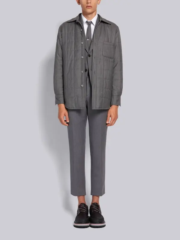 Thom Browne Super 120s Twill Shirt Jacket