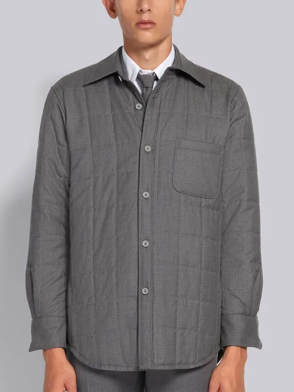 Thom Browne Super 120s Twill Shirt Jacket